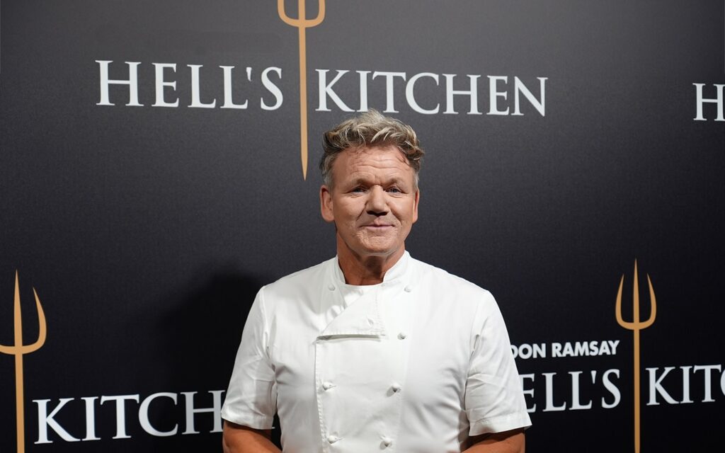 Gordon Ramsay’s son Oscar perfects his dad’s famous scowl as he gets a ...