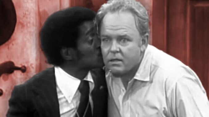 “When Cultures Collided: Sammy Davis Jr.’s Iconic Kiss with Archie ...